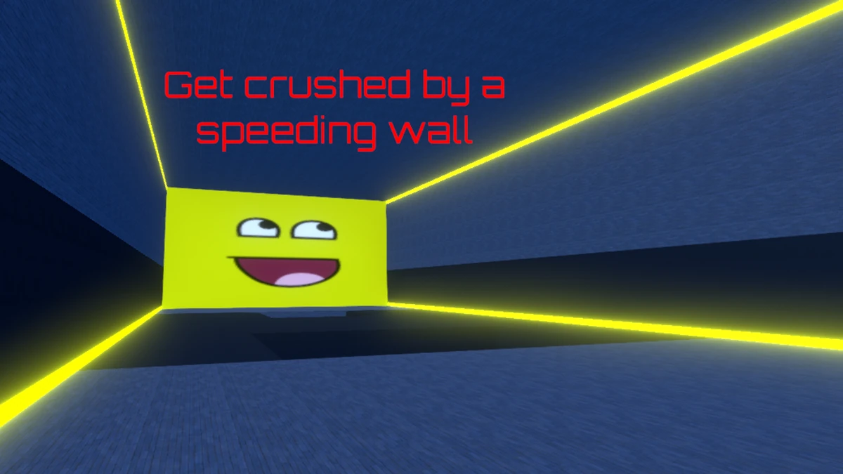Get crushed by a speeding wall | Polytoria Wiki | Fandom