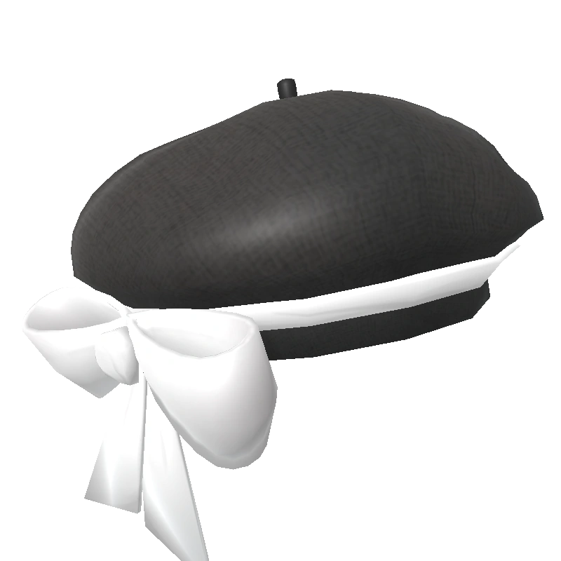 Big Delicate Beret with a Bow | Polytoria Wiki | Fandom