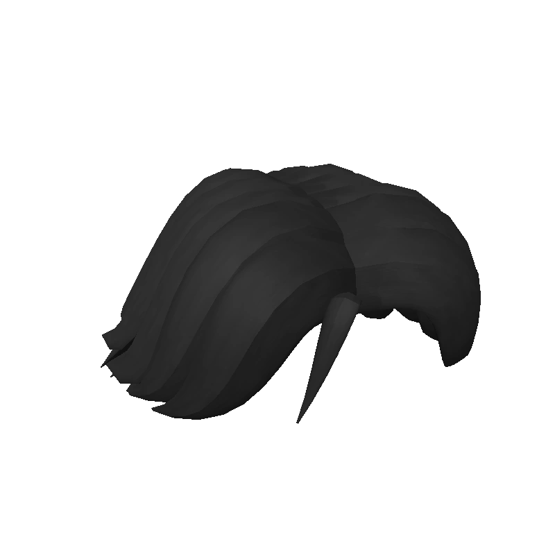 Black Middle Parted Hair | Polytoria Wiki | Fandom