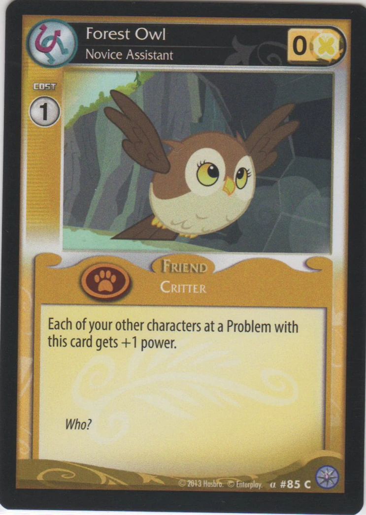 Forest Owl, Novice Assistant | Ponicards Wiki | Fandom