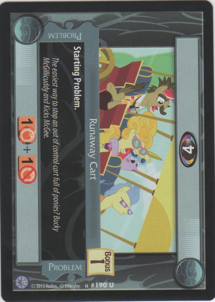 Runaway Cart | Ponicards Wiki | Fandom