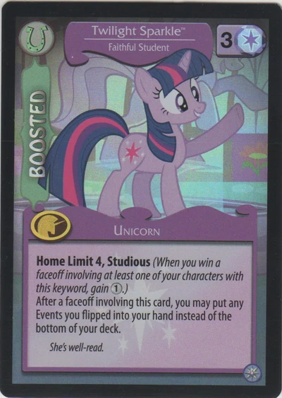 Twilight Sparkle, Faithful Student | Ponicards Wiki | Fandom