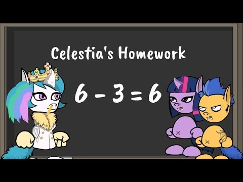 Celestia's Homework | Pony Joey Wiki | Fandom