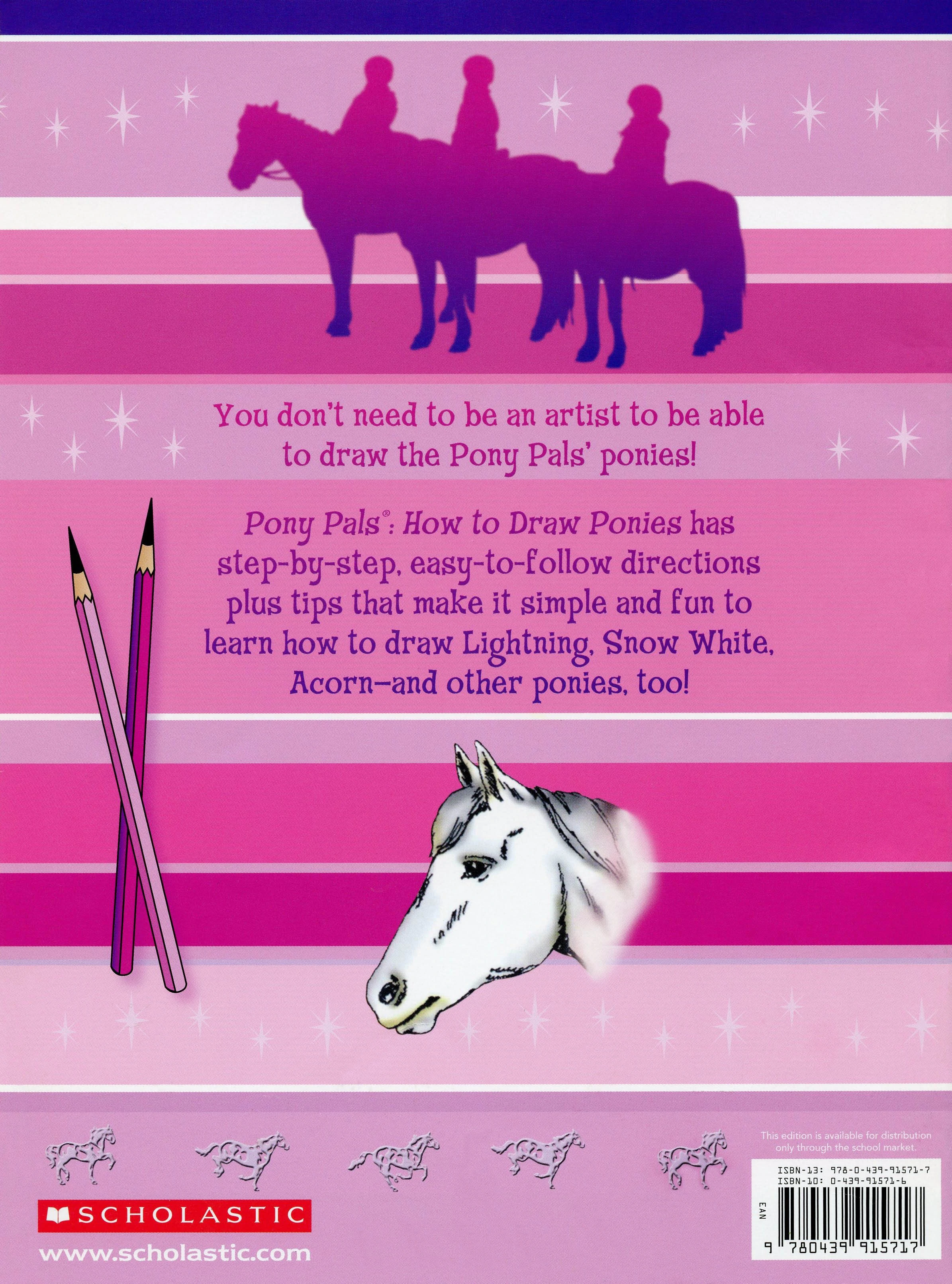 how to draw ponies book