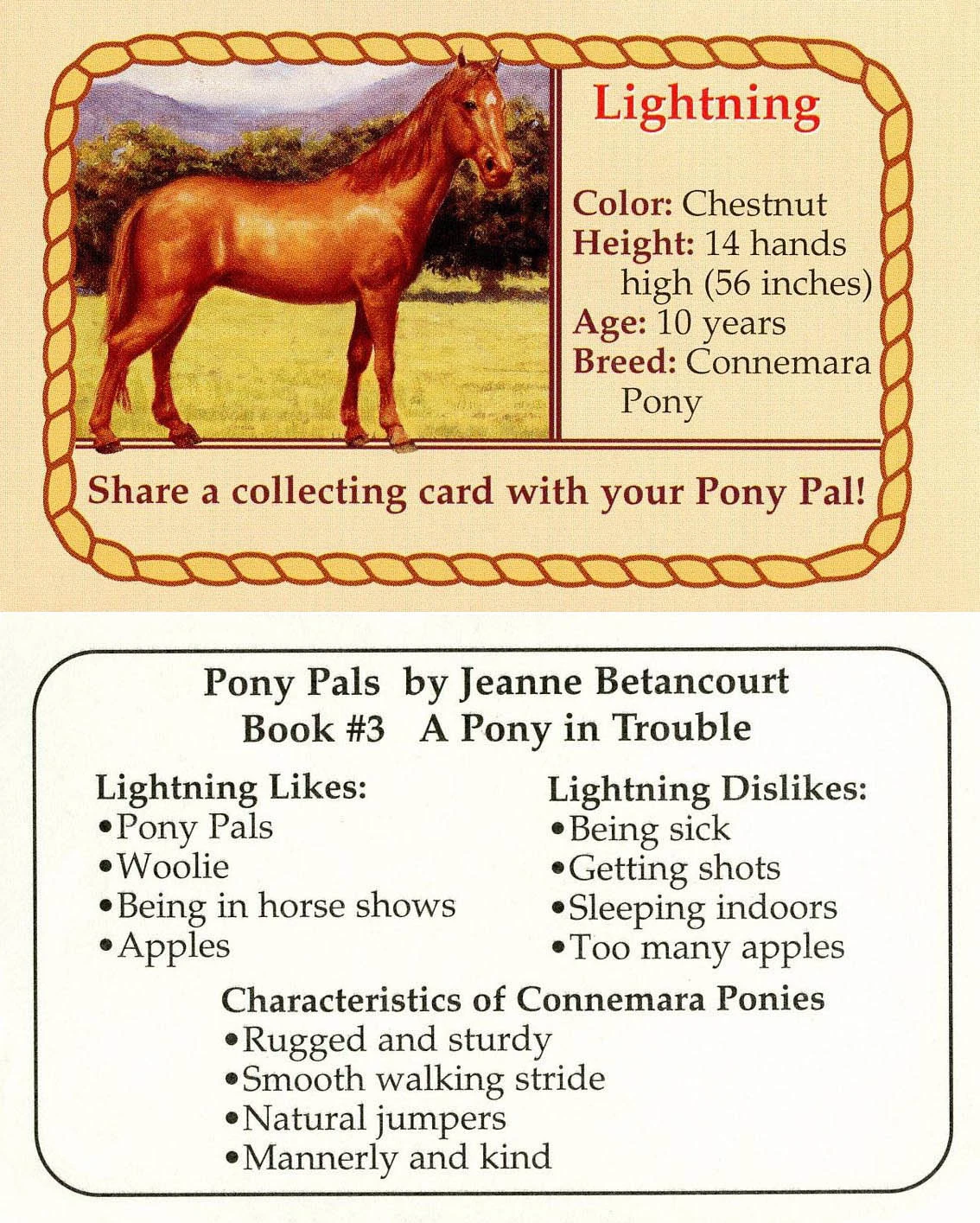 Lightning | Pony Pals by Jeanne Betancourt Wiki | Fandom