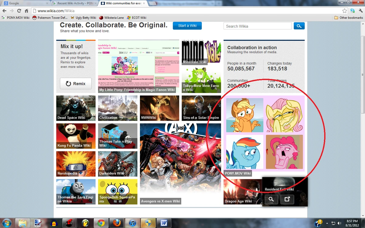 Forum:PON.MOV featured on Wikia! | PONY.MOV Wiki | Fandom