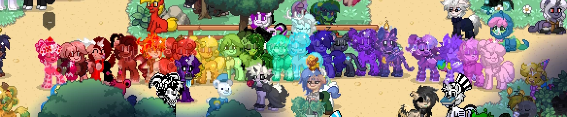 Rainbow Statues Line | PonyTown Wiki | Fandom