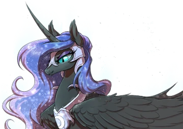 how to draw princess nightmare moon