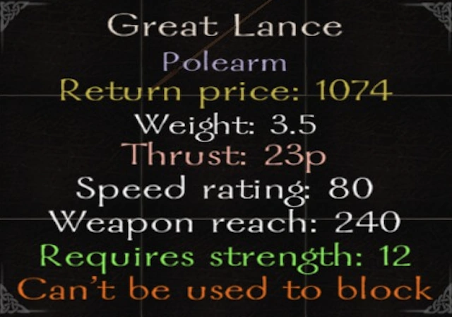 Great Lance | Prophesy of Pendor 3 Wiki | Fandom