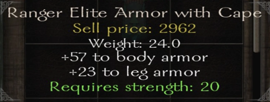Ranger Elite Armor | Prophesy of Pendor 3 Wiki | Fandom