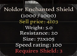 Noldor Enchanted Shield | Prophesy of Pendor 3 Wiki | Fandom