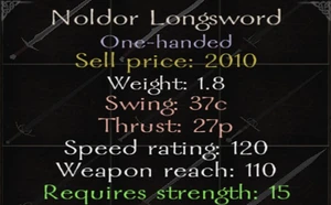 Noldor Longsword | Prophesy of Pendor 3 Wiki | Fandom