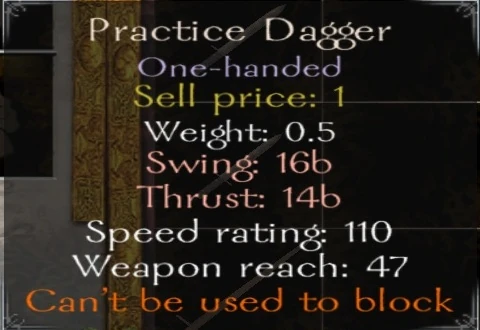 Practice Dagger | Prophesy of Pendor 3 Wiki | Fandom