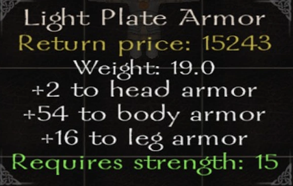 Light Plate Armor | Prophesy of Pendor 3 Wiki | Fandom