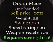Doom Mace | Prophesy of Pendor 3 Wiki | Fandom