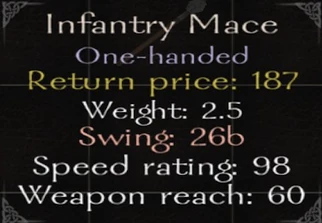 Infantry Mace | Prophesy of Pendor 3 Wiki | Fandom