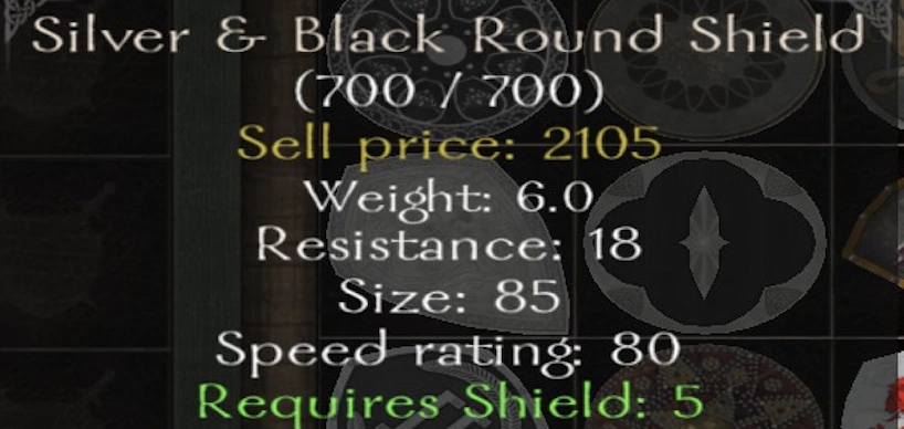 Silver & Black Round Shield | Prophesy of Pendor 3 Wiki | Fandom