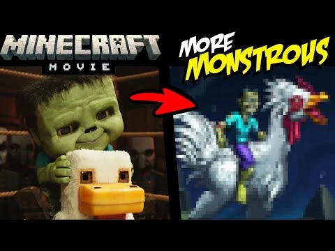 What if MINECRAFT MOVIE MOBS Were FANTASY MONSTERS?! (Lore & Speedpaint ...
