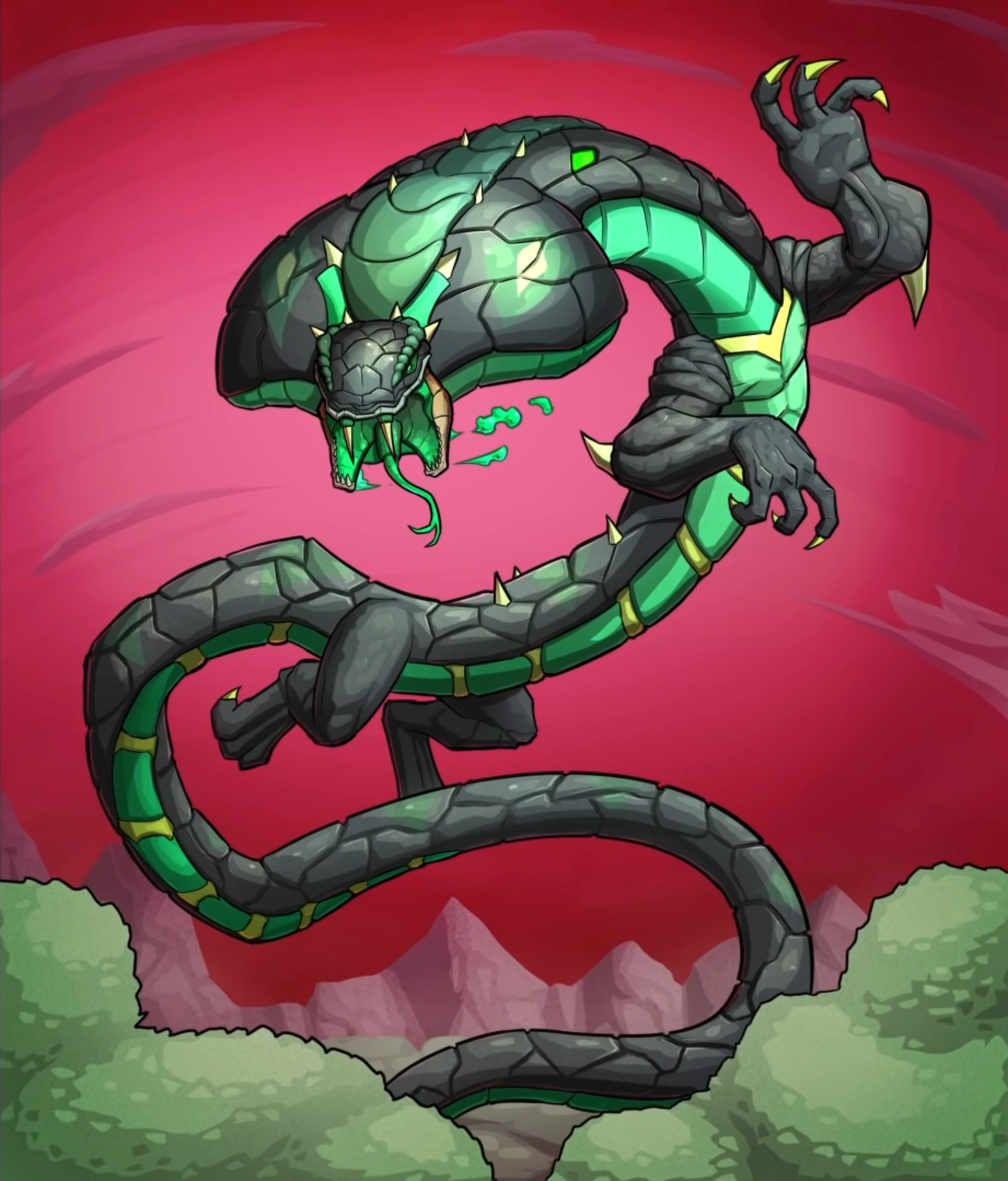 Pitch Slime Serpent | PopCross Studios Wiki | Fandom