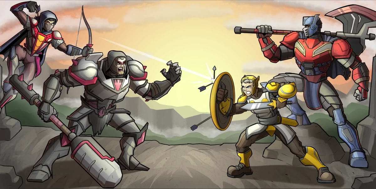 Drawing TRANSFORMERS as MEDIEVAL KNIGHTS/Gallery | PopCross Studios ...