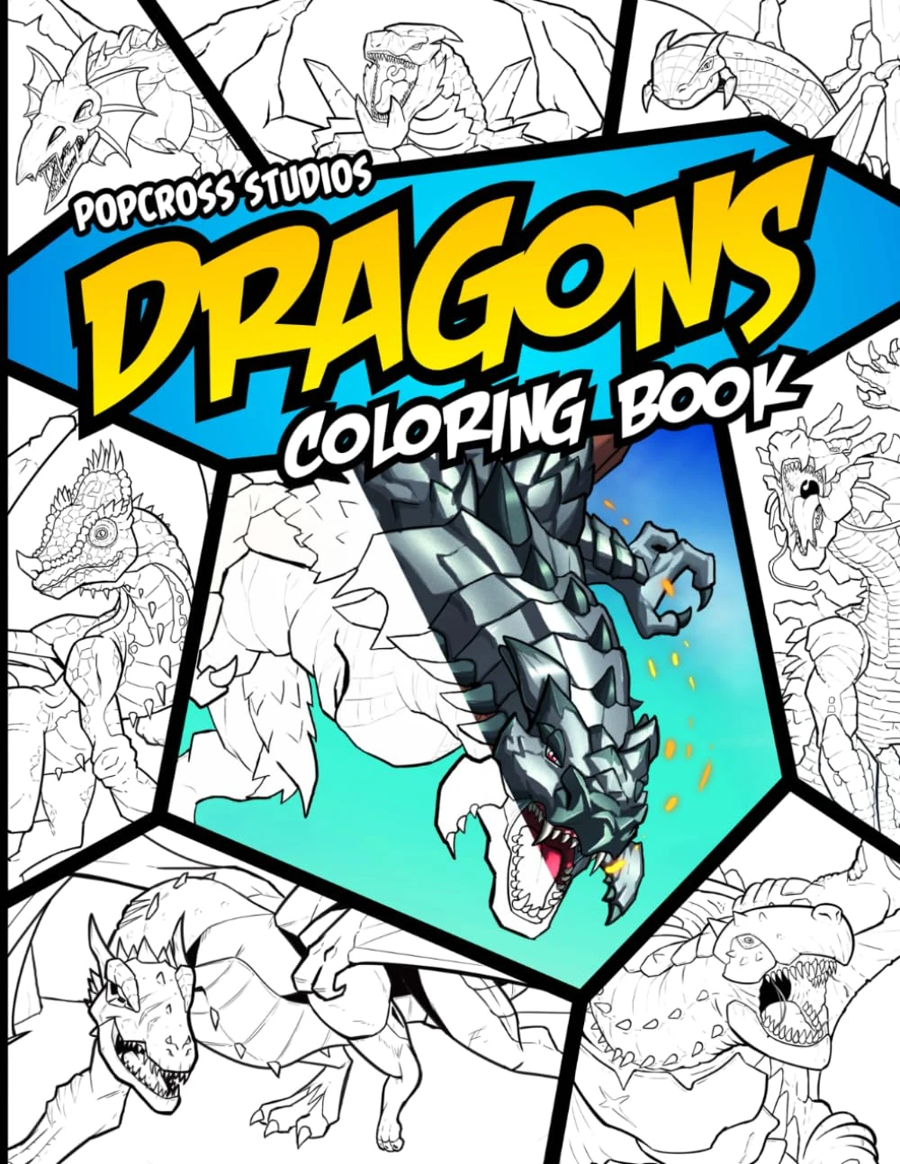 PopCross Studios Dragons Coloring Book | PopCross Studios Wiki | Fandom