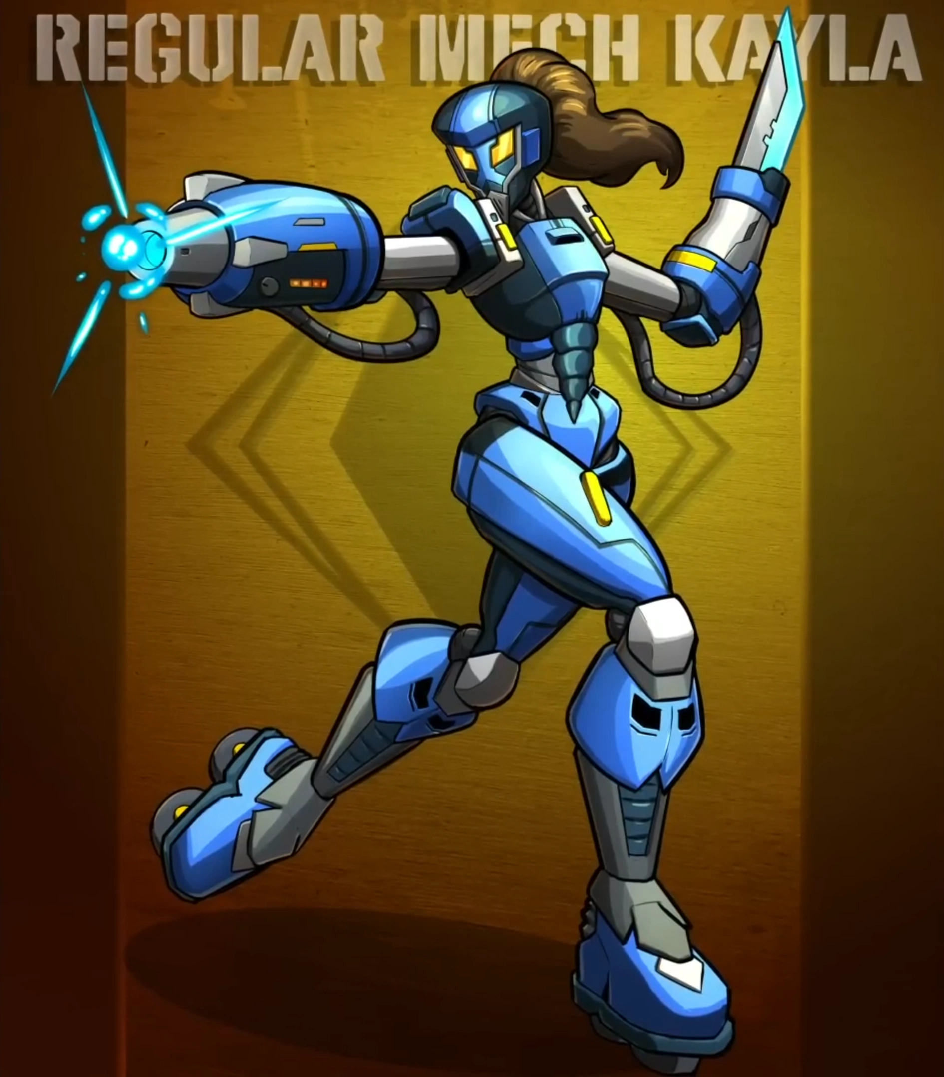 Regular Mech Kayla | PopCross Studios Wiki | Fandom