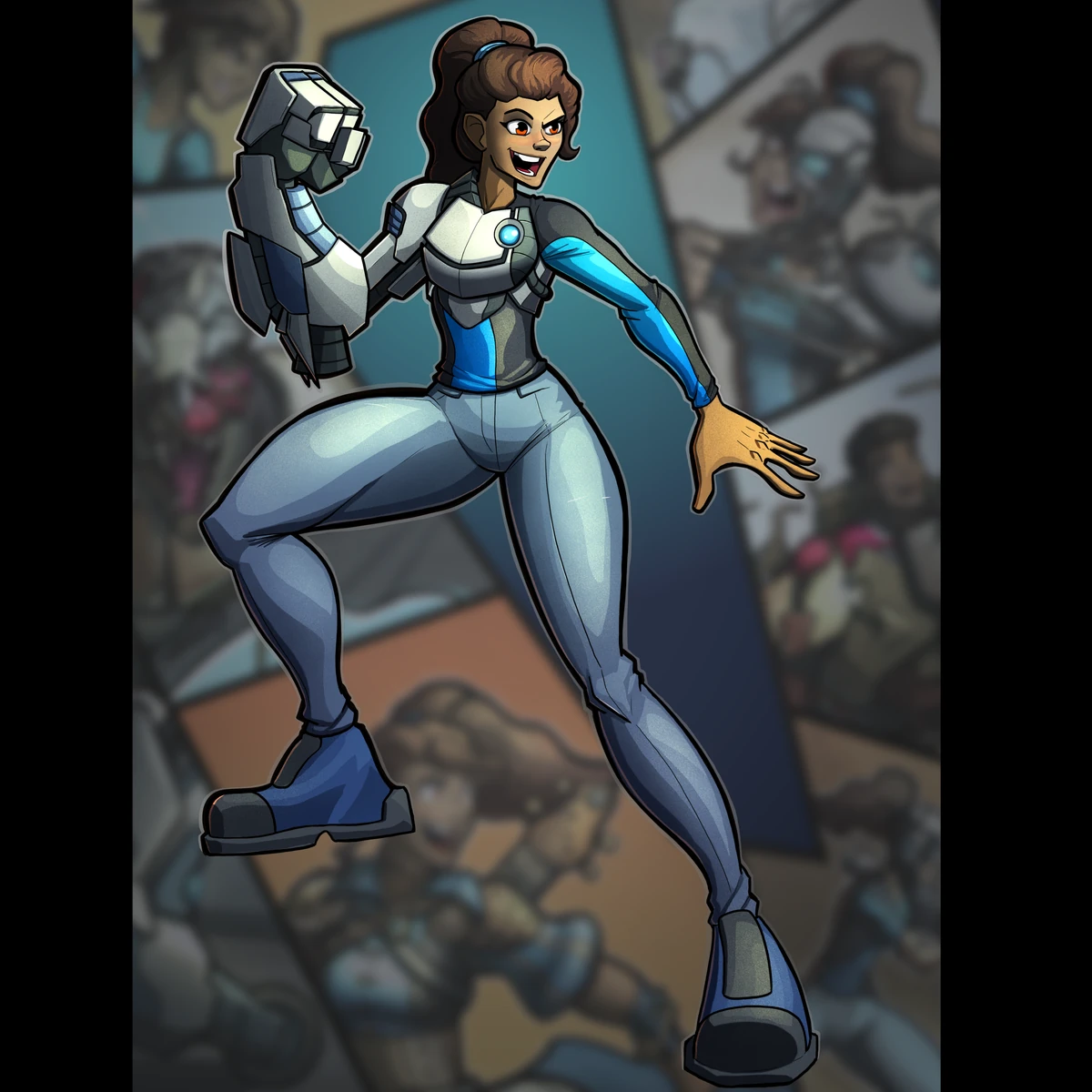 Bio-Mech Kayla | PopCross Studios Wiki | Fandom