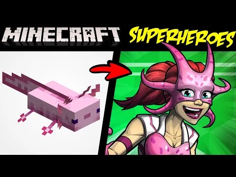 What if MINECRAFT MOBS Were SUPERHEROES & VILLAINS?! (Stories ...