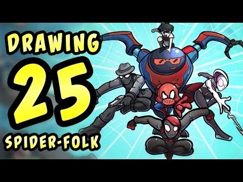 how to draw spiderman verse