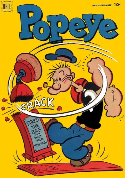 Popeye-Dell-No 21-Jul 1952 | Popeye the Sailorpedia | Fandom