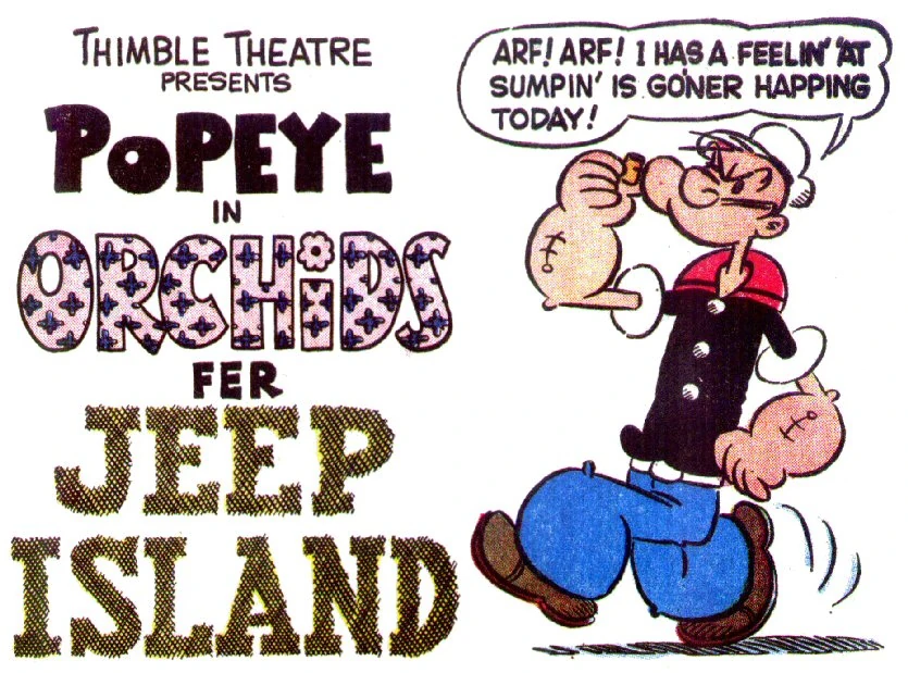 Orchids fer Jeep Island | Popeye the Sailorpedia | Fandom