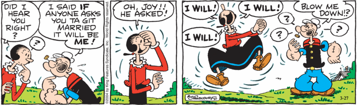 Popeye Cartoon Wedding