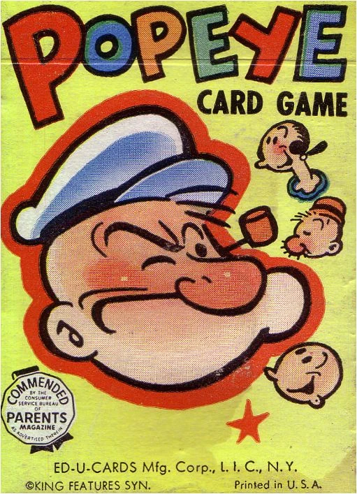 Popeye playing cards | Popeye the Sailorpedia | Fandom