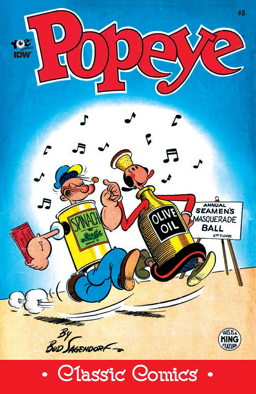 Popeye Classics (comic book)-IDW-No 8-Mar 2013 | Popeye the Sailorpedia ...