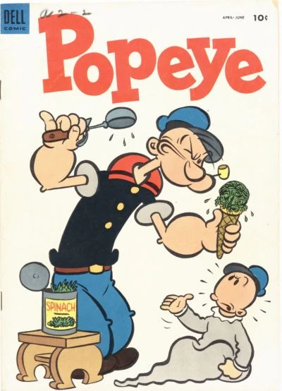 Popeye-Dell-No 28-Apr 1954 | Popeye the Sailorpedia | Fandom