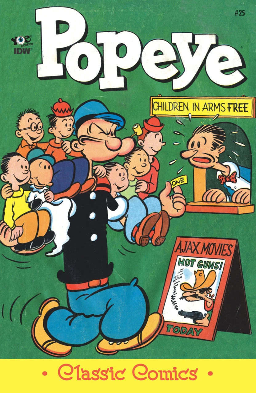 Popeye Classics (comic book)-IDW-No 25-Aug 2014 | Popeye the Sailorpedia | Fandom