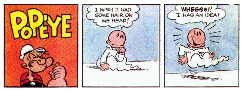I wish I had some hair on me head! | Popeye the Sailorpedia | Fandom