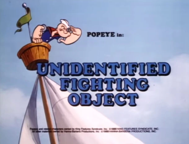 Unidentified Fighting Object | Popeye the Sailorpedia | Fandom