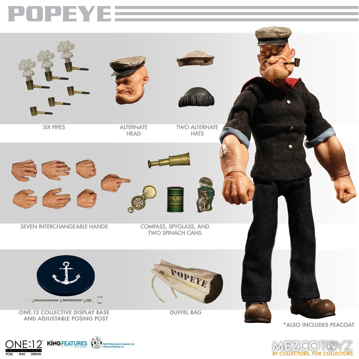 One:12 Collective Popeye | Popeye the Sailorpedia | Fandom