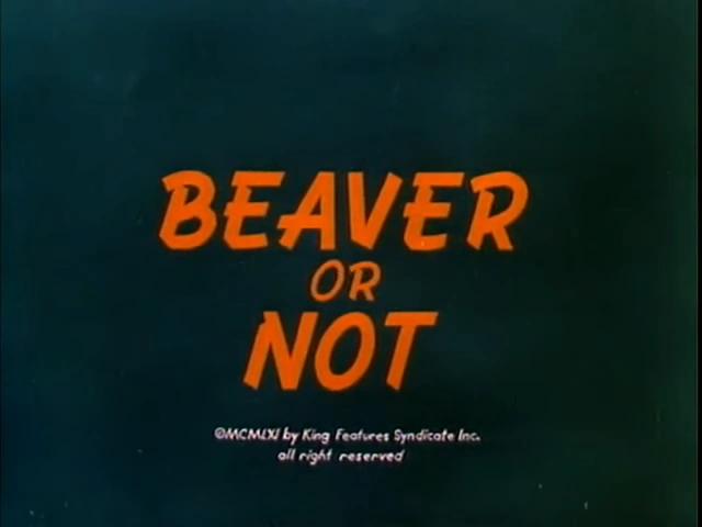 Beaver or Not | Popeye the Sailorpedia | Fandom