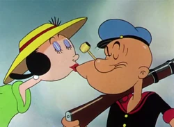 Popeye And Olive Oyl Kiss