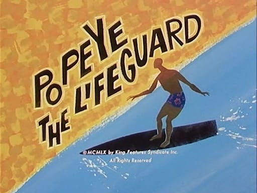 Popeye The Lifeguard Popeye The Sailorpedia Fandom