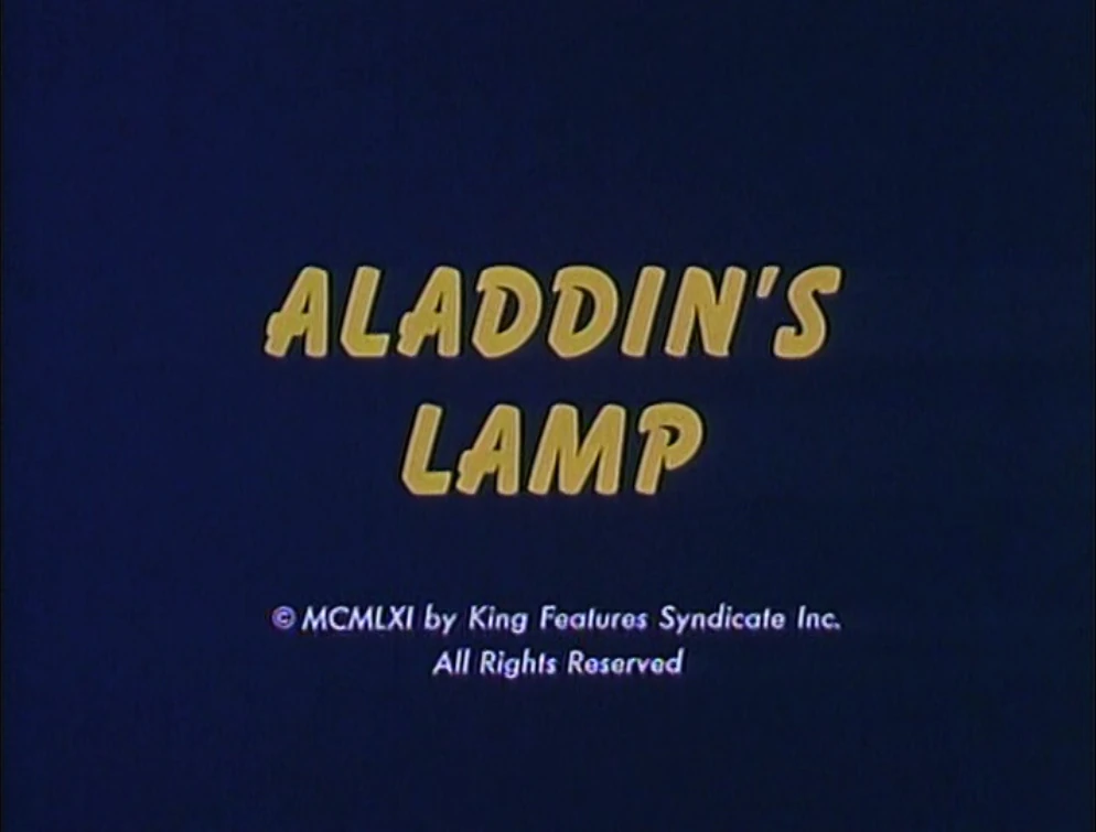 Aladdin's Lamp | Popeye the Sailorpedia | Fandom