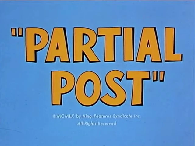 Partial Post | Popeye the Sailorpedia | Fandom