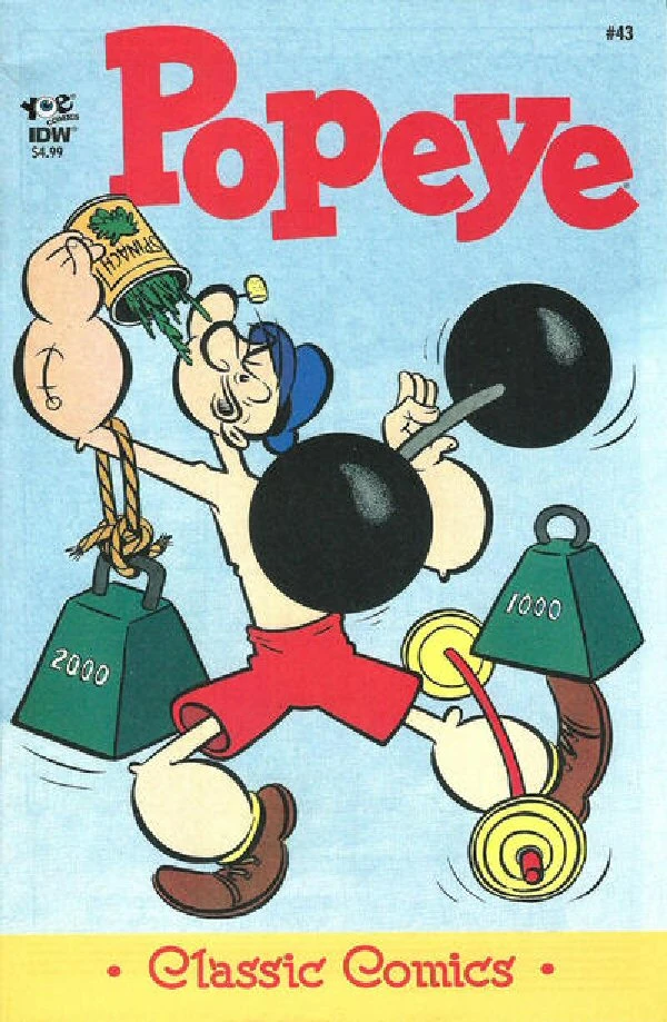 Popeye Classics (comic book)-IDW-No 43-Feb 2016 | Popeye the Sailorpedia | Fandom