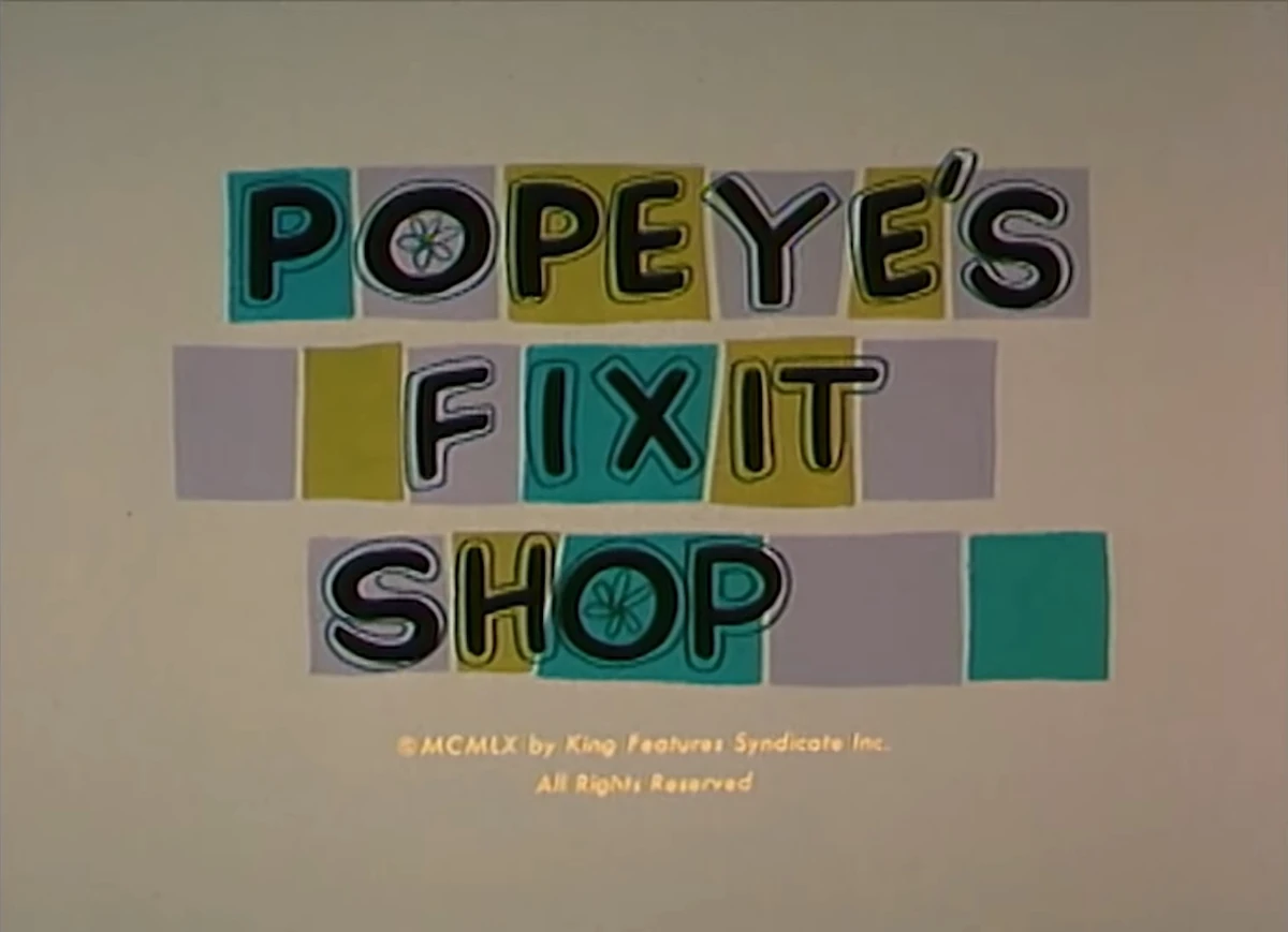 Popeye's Fixit Shop | Popeye the Sailorpedia | Fandom