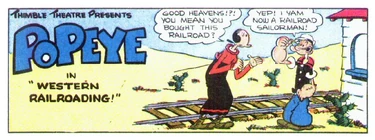 Western Railroading! | Popeye the Sailorpedia | Fandom