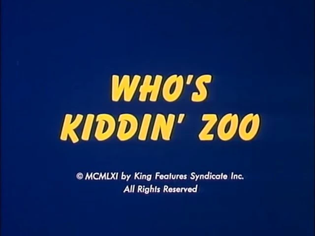 Who's Kiddin' Zoo | Popeye the Sailorpedia | Fandom