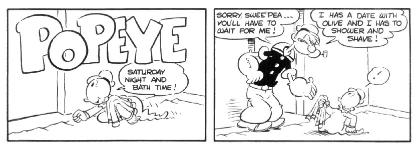 Saturday night and bath time! | Popeye the Sailorpedia | Fandom