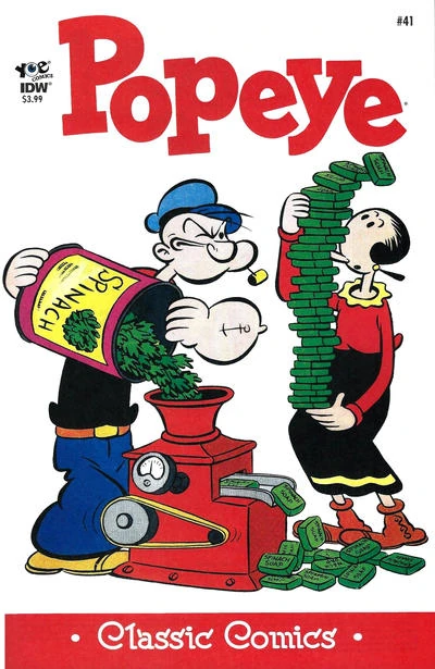 Popeye Classics (comic book)-IDW-No 41-Dec 2015 | Popeye the ...